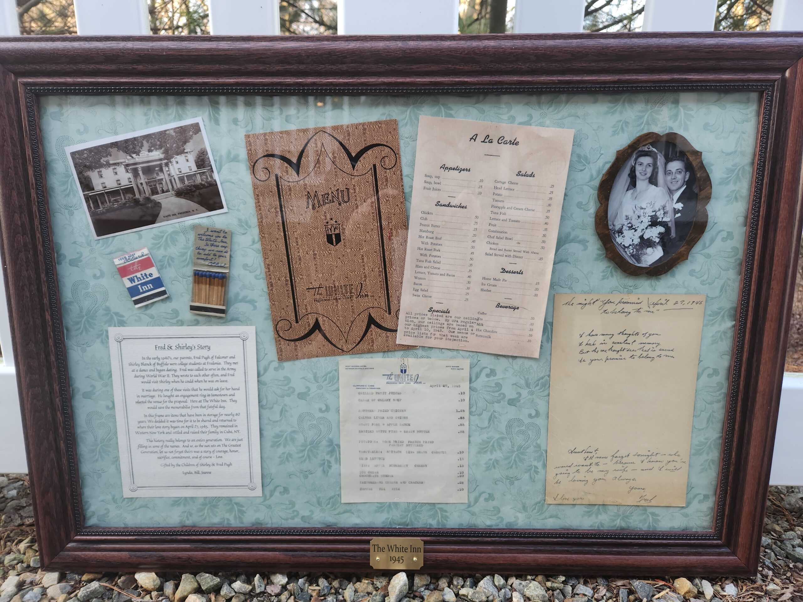 White Inn to display heirlooms from ‘45 engagement | News, Sports, Jobs ...